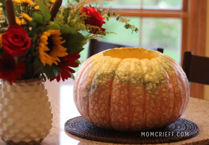 Pumpkin Vase Centerpiece - Momcrieff