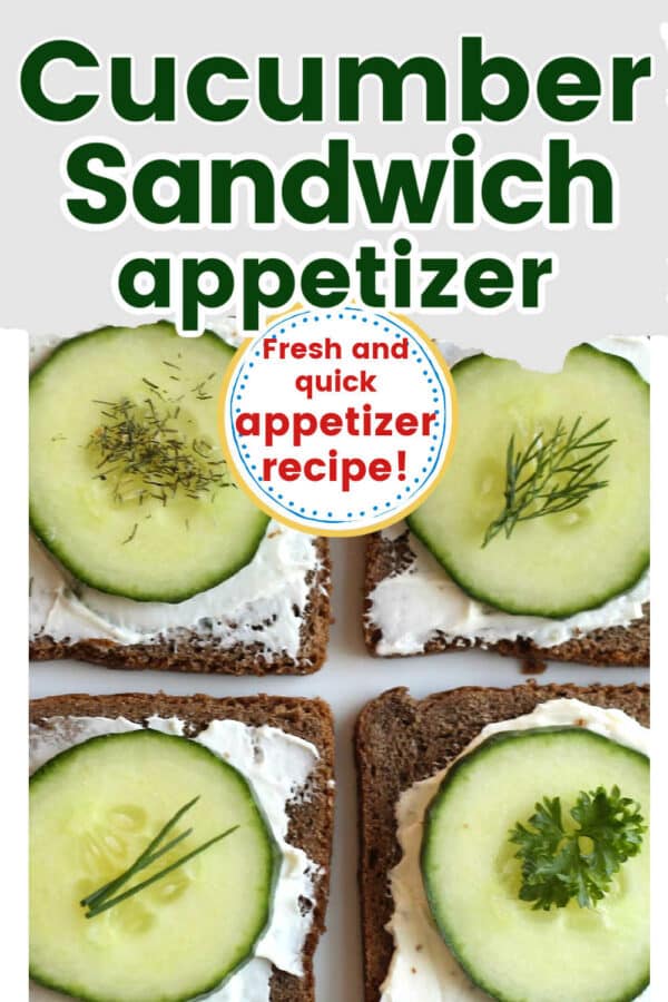 Cucumber Appetizers on Rye Bread (with Cream Cheese & Ranch Seasoning ...